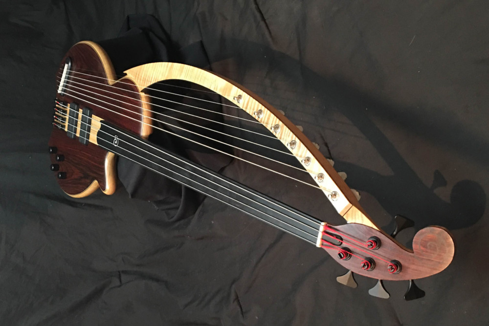 Bass of the Week: Barton Basses 11-String Fretless Harpbass – No Treble