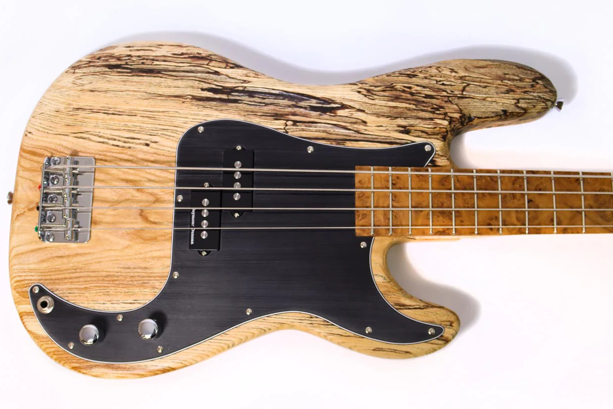 Bass of the Week: Crimson Guitars Spalted Ash Bass Master Build – No Treble