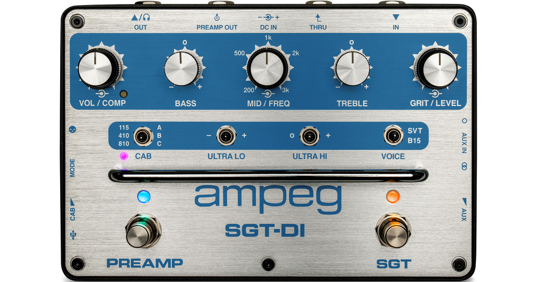 Ampeg’s Anniversary Preamp Pays Tribute to the Iconic ’69 Blue Line SVT ...