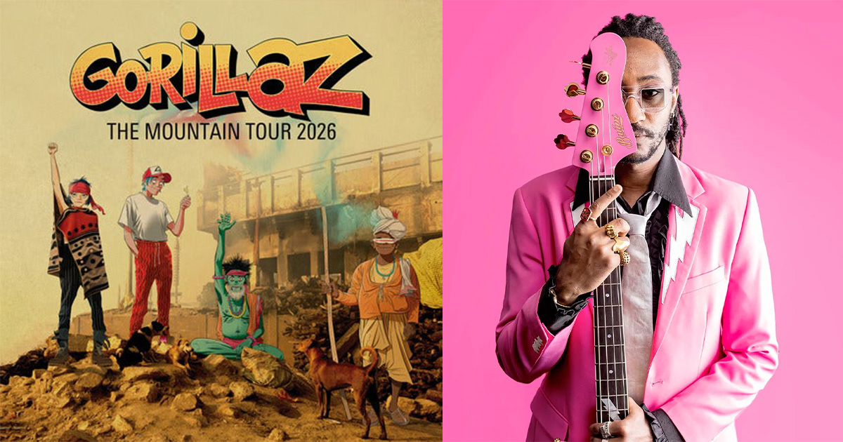 Gorillaz Reveal 2026 North American Tour Featuring Live Bassist Seye ...
